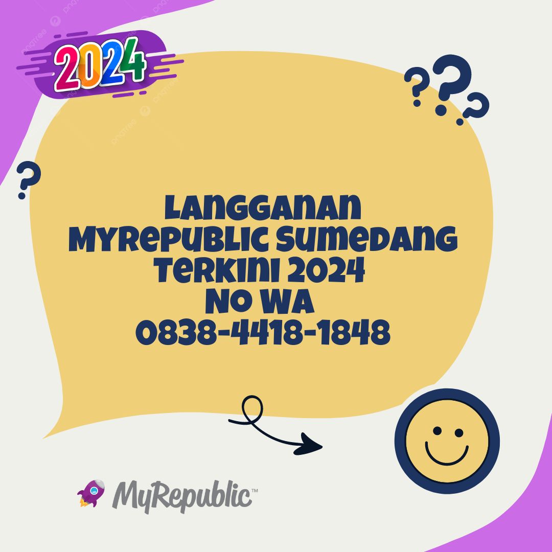Langganan MyRepublic Sumedang Terkini 2026 - No WA 0838