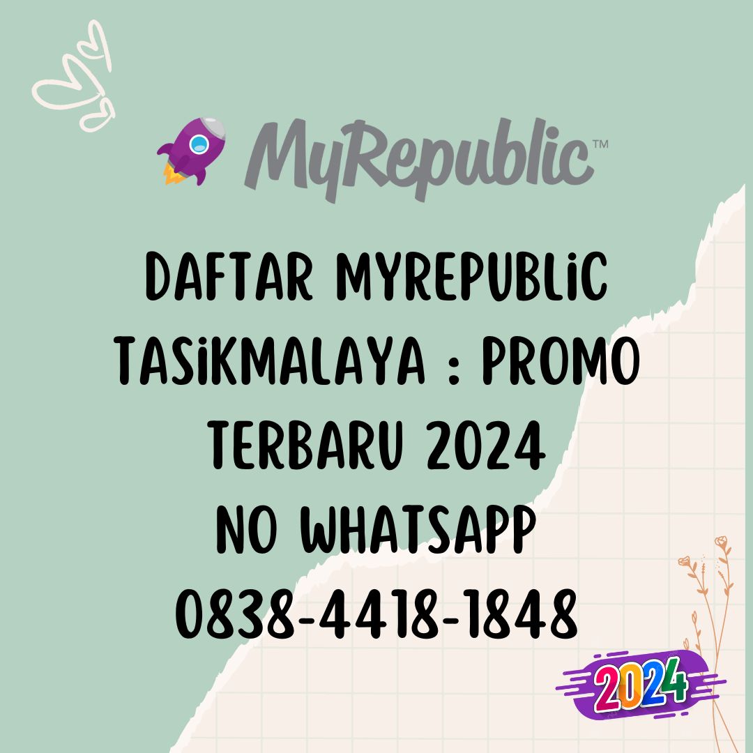 Daftar MyRepublic Tasikmalaya : Promo Terbaru 2026 - No