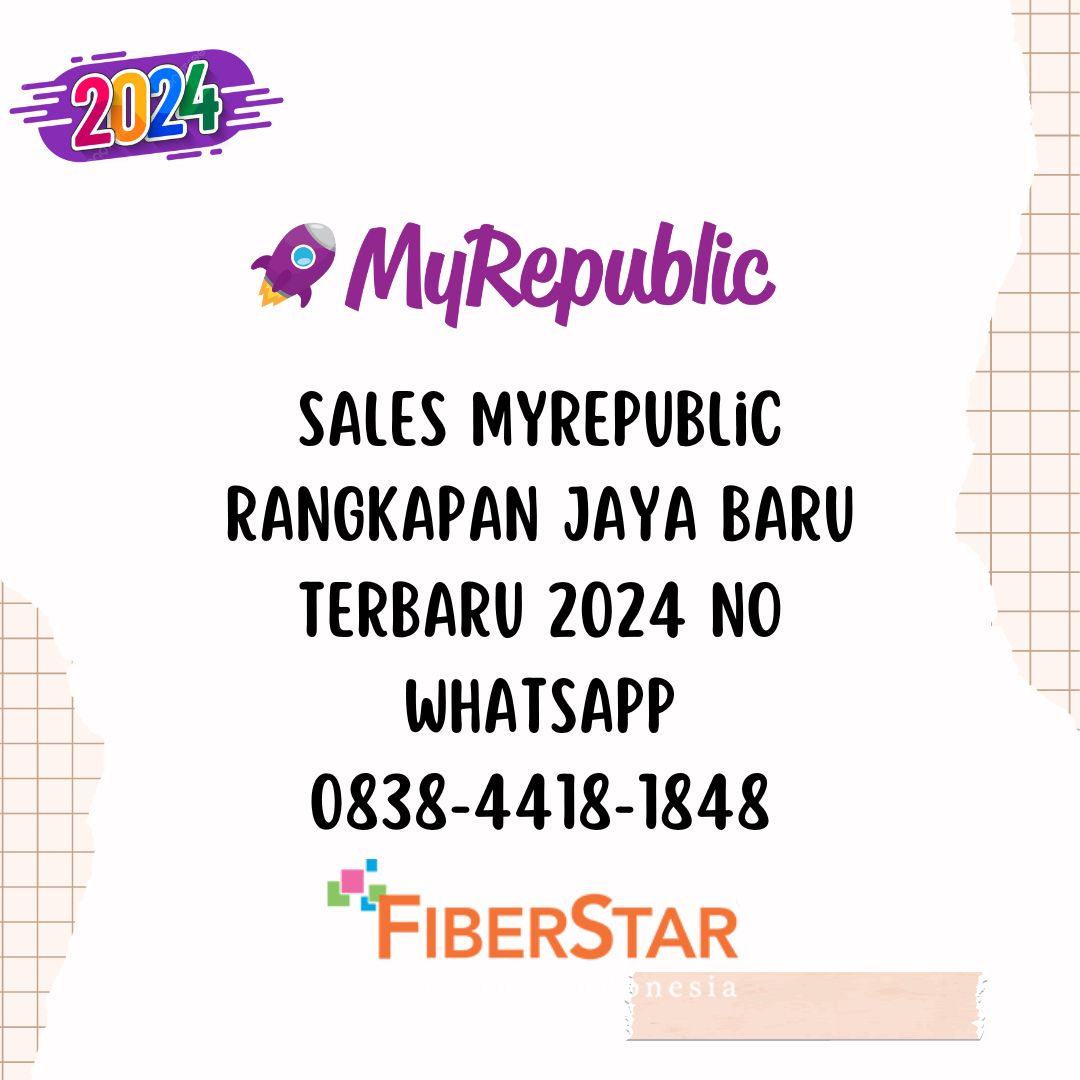 Sales MyRepublic Rangkapan Jaya Baru Terkini 2026 - No WA